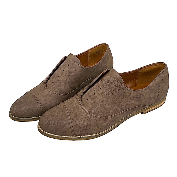 Indigo | Shoes | Indigo Rd Womens Brown Slide On Oxford Shoes | Poshmark